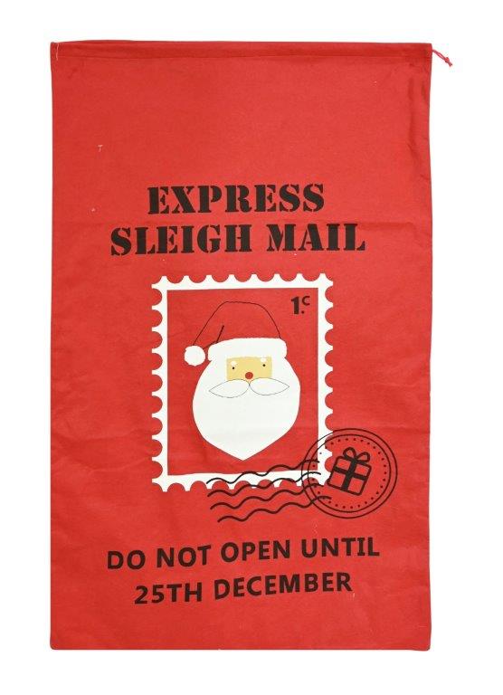 Jumbo Felt Santa Clause Stamp Sack
