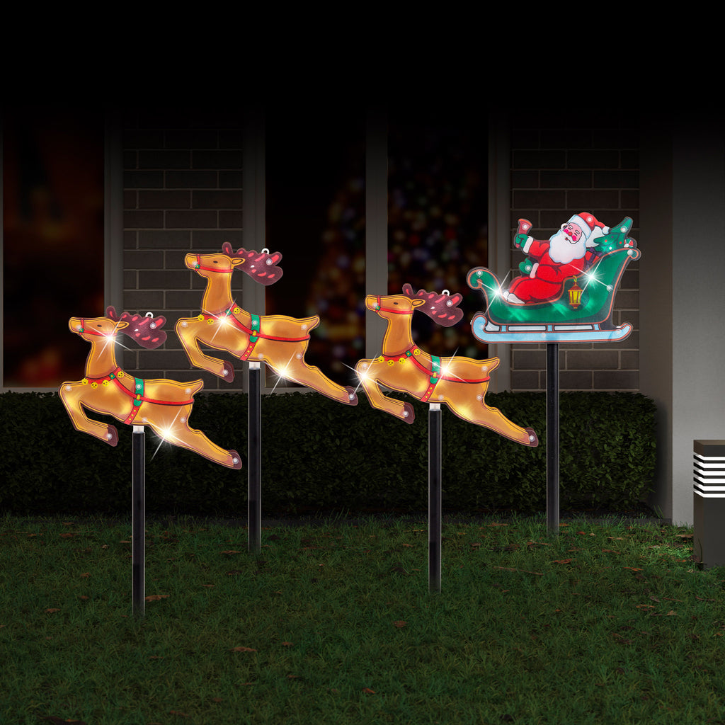 Solar Path Lights (Sleigh/Train)