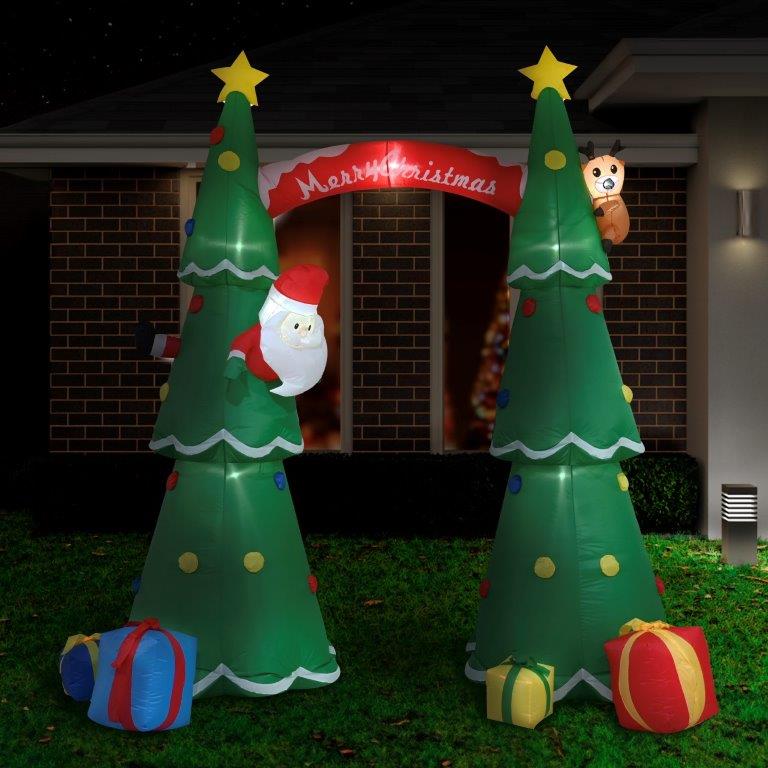 Inflatable Trees Arch w/Characters n Presents 300cm