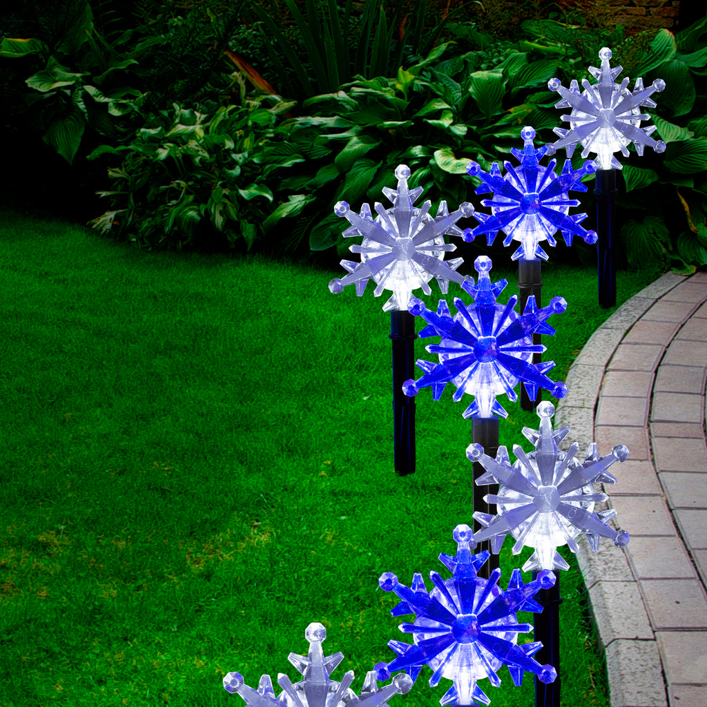 Snowflake Path Lights (8 Pack)
