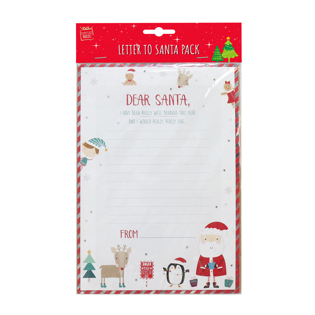 Letter To Santa Pack 3pc Asst