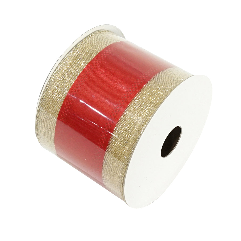 Ribbon Golden Red